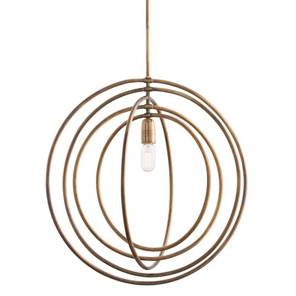 Gold Orbit Rings Pendant Light | Vivid Interiors